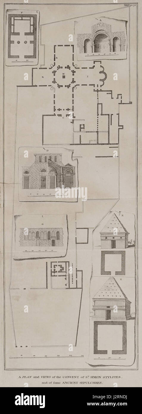 A Plan and Views of the Convent of St Simon Stylites, and of some ...