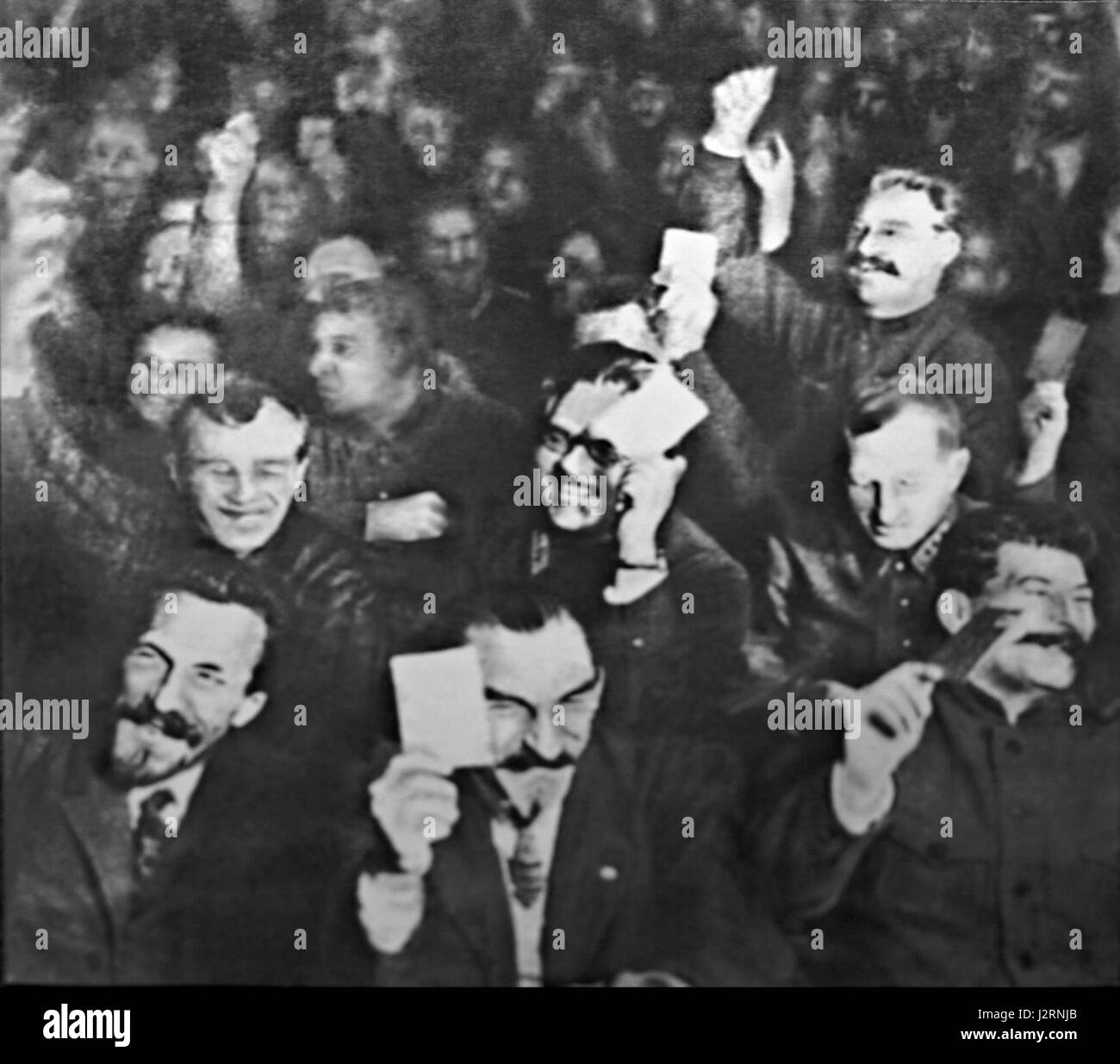 Congress of the all union communist party Black and White Stock Photos ...