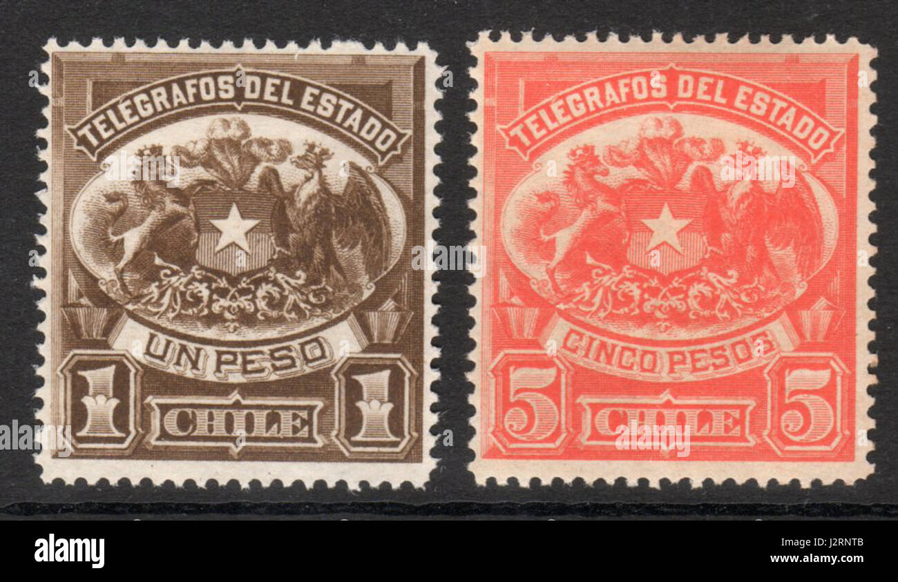 Postage stamp chile hi-res stock photography and images - Alamy