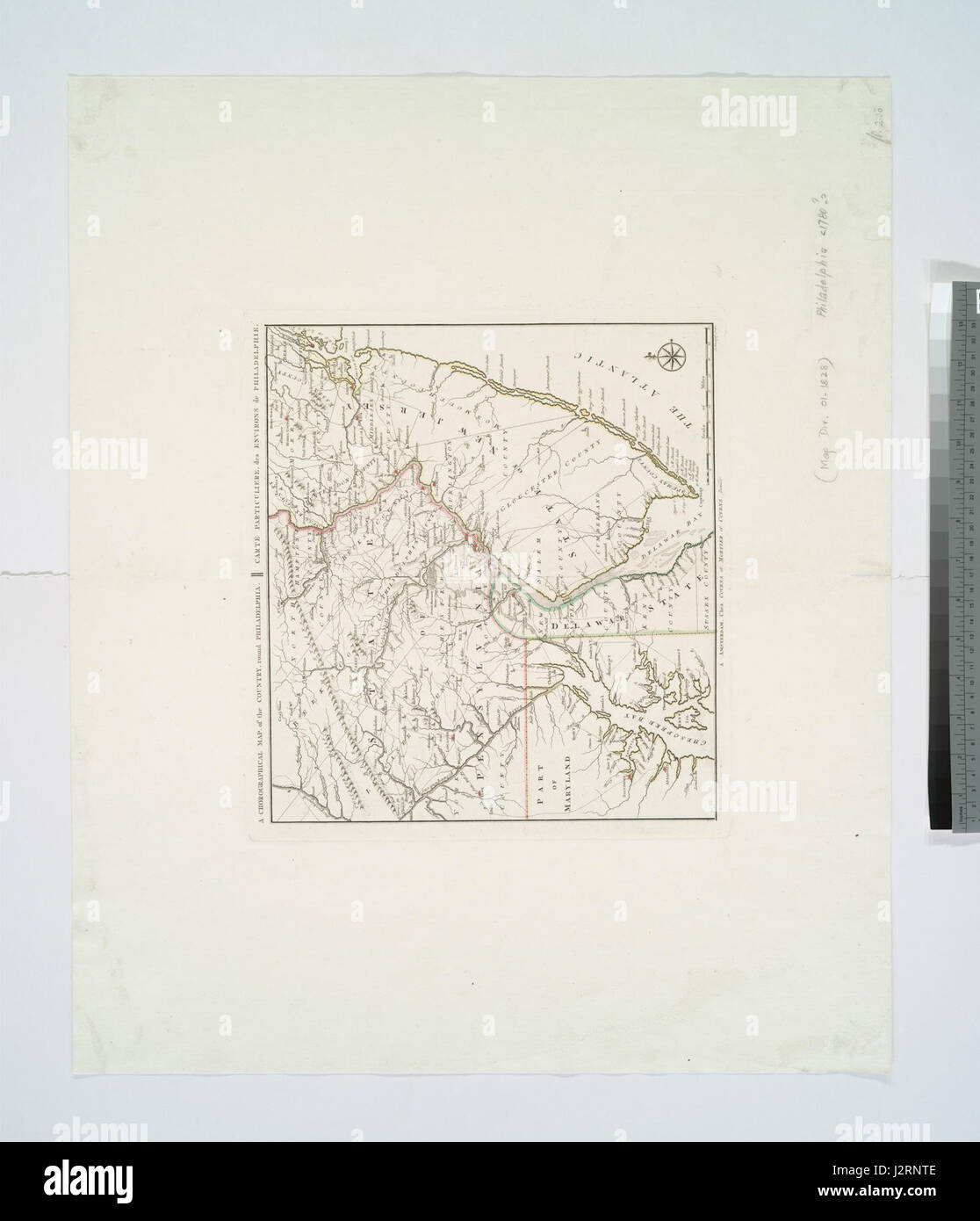 This is a detailed chorographical map illustrating the area surrounding ...