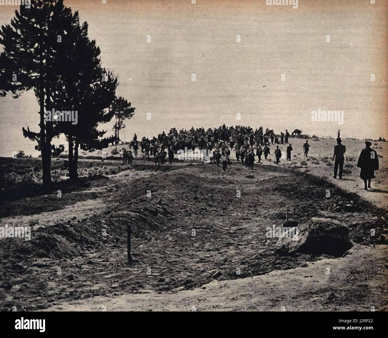 This photograph from 1950 captures peasants in the Sila region, an area ...
