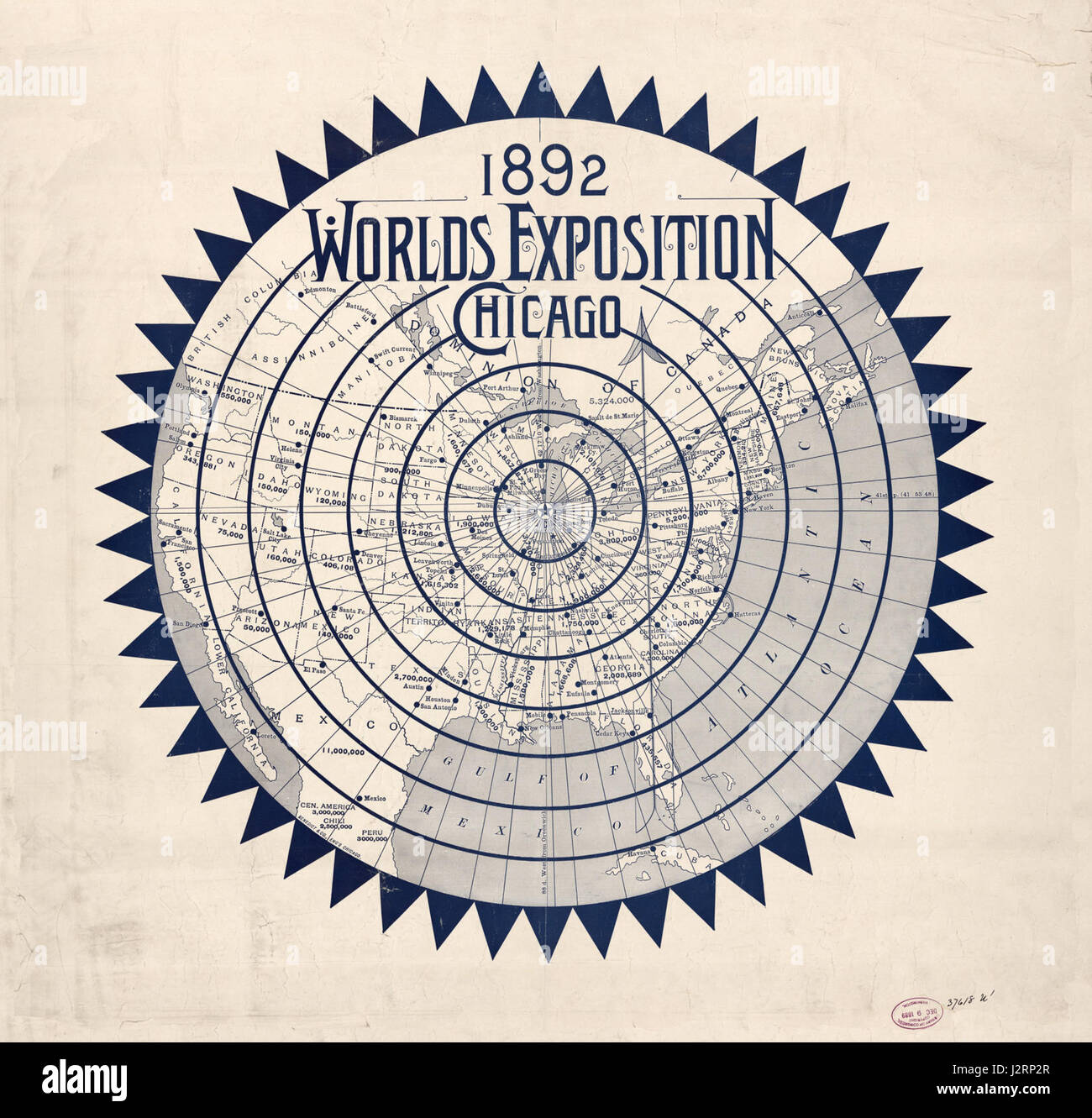 1892 Worlds Exposition Chicago Stock Photo - Alamy