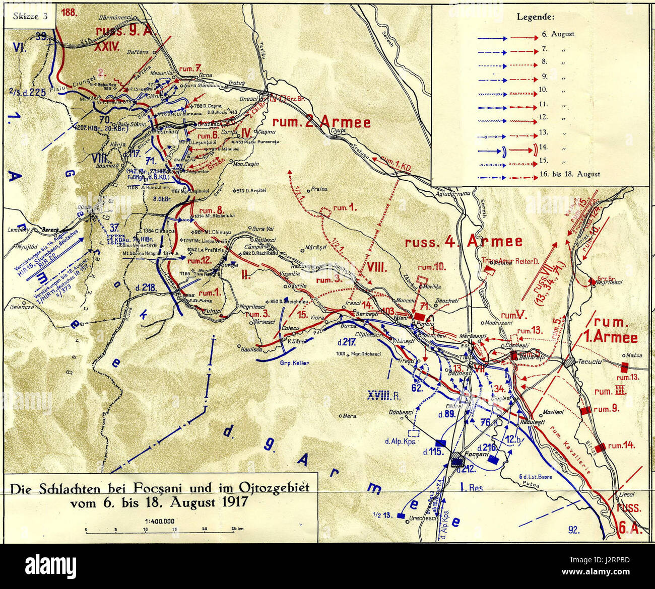 1916 - Austria - Battle of Marasesti August 6-18, 1917 Stock Photo - Alamy