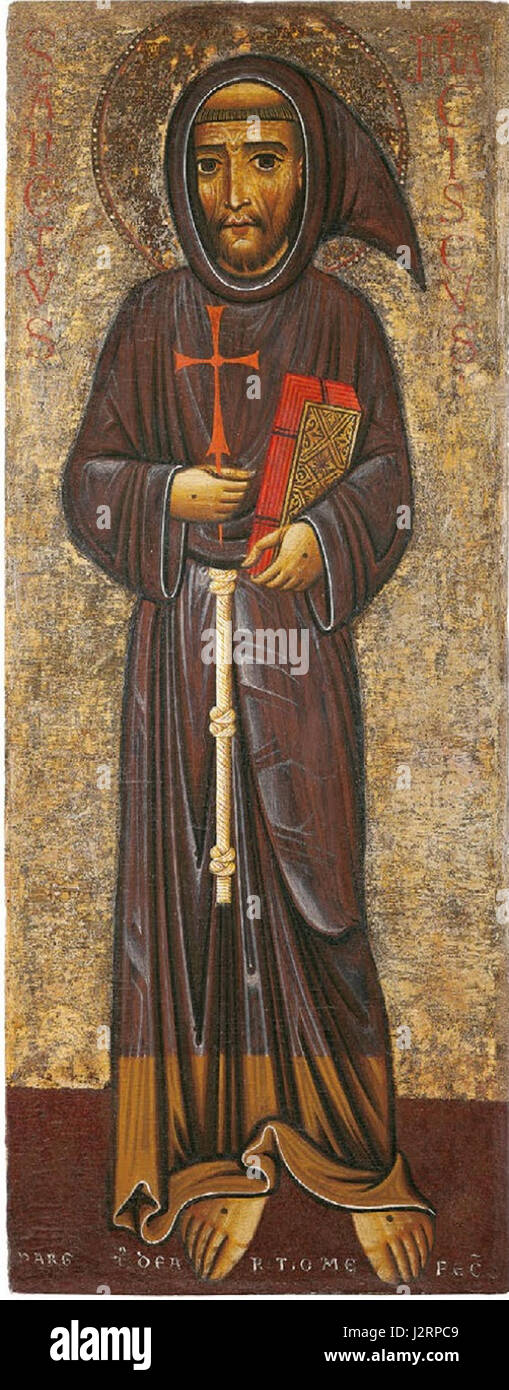 This artwork, created by Margaritone d'Arezzo between 1240-1260 ...