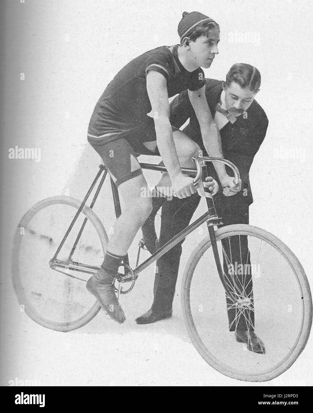 A. B. McDonell, American cyclist (1896 Stock Photo - Alamy