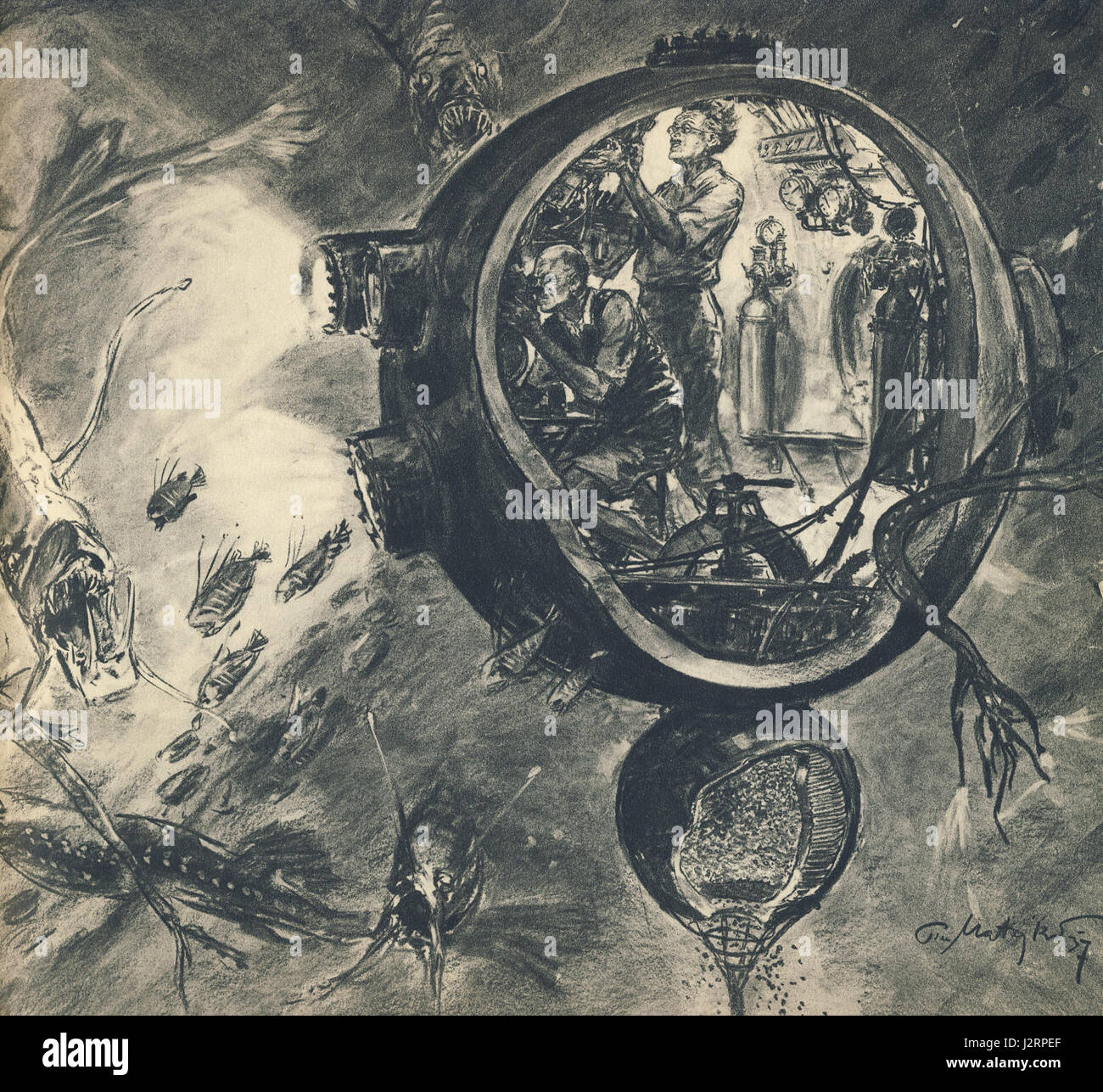 History of deep sea diving hi-res stock photography and images - Alamy