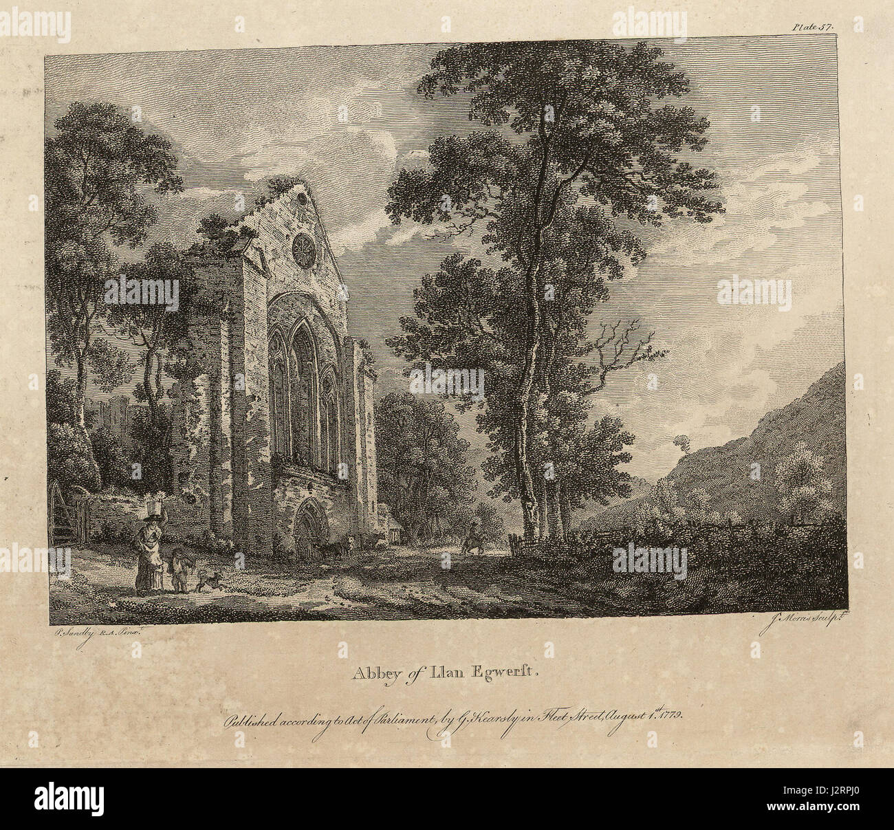 The Abbey of Llan Egwerst, built in 1779, stands as a historical ...