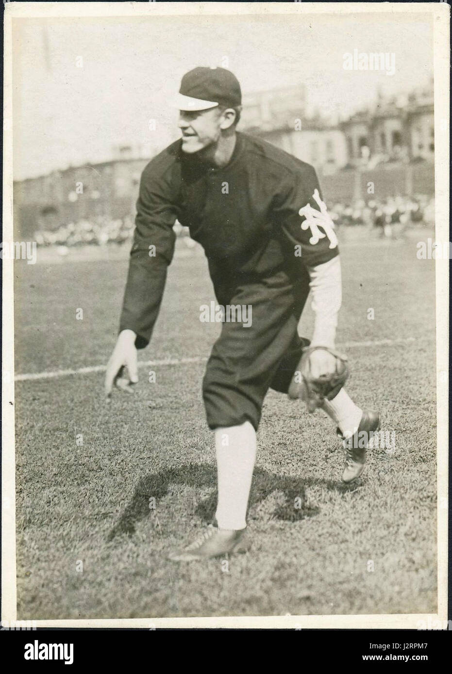 This 1911 photograph by Paul Thompson features Christy Mathewson, a ...