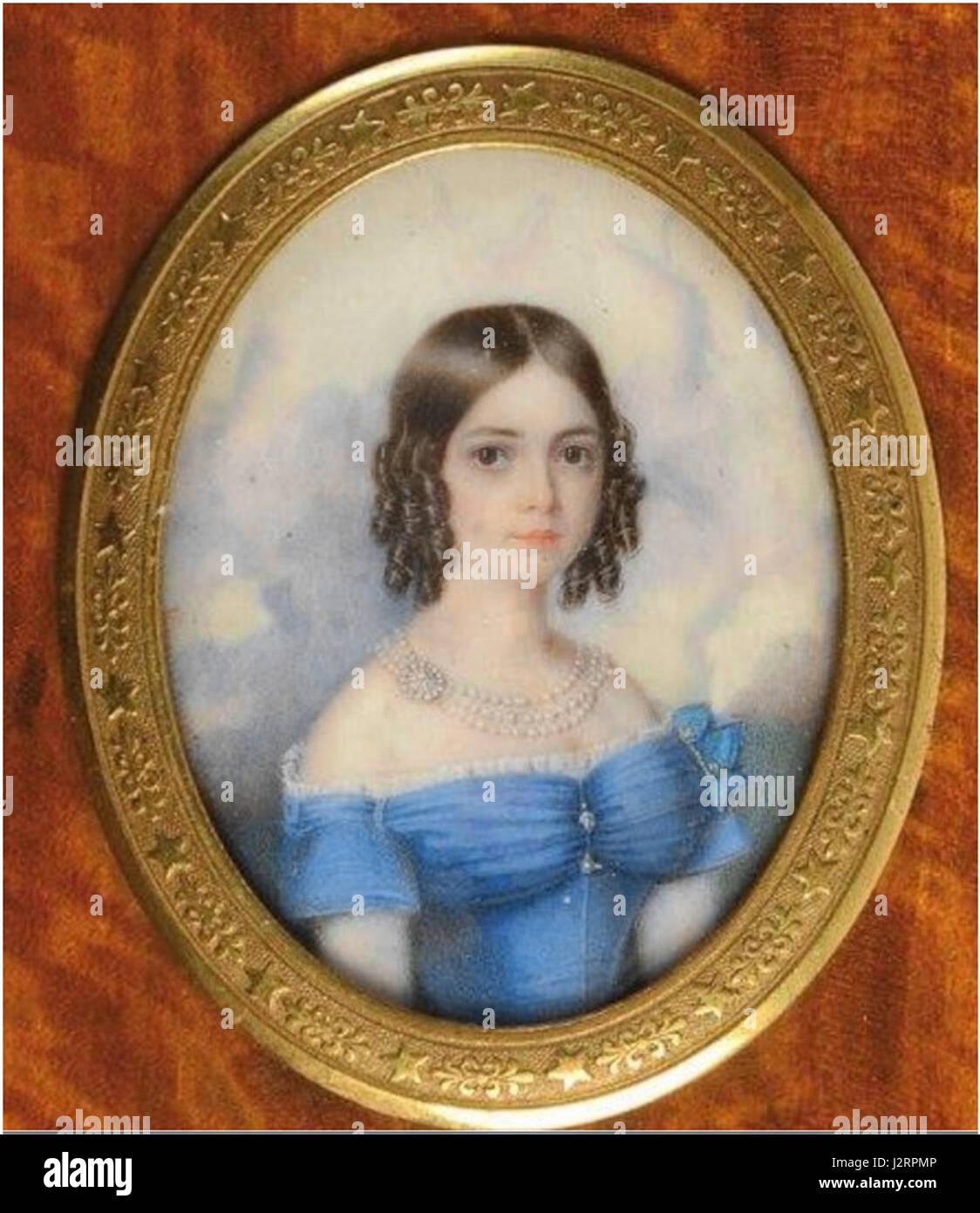 Princess Alexandra Ivanovna Trubetskaya (1809-1873), 1833 Stock Photo ...