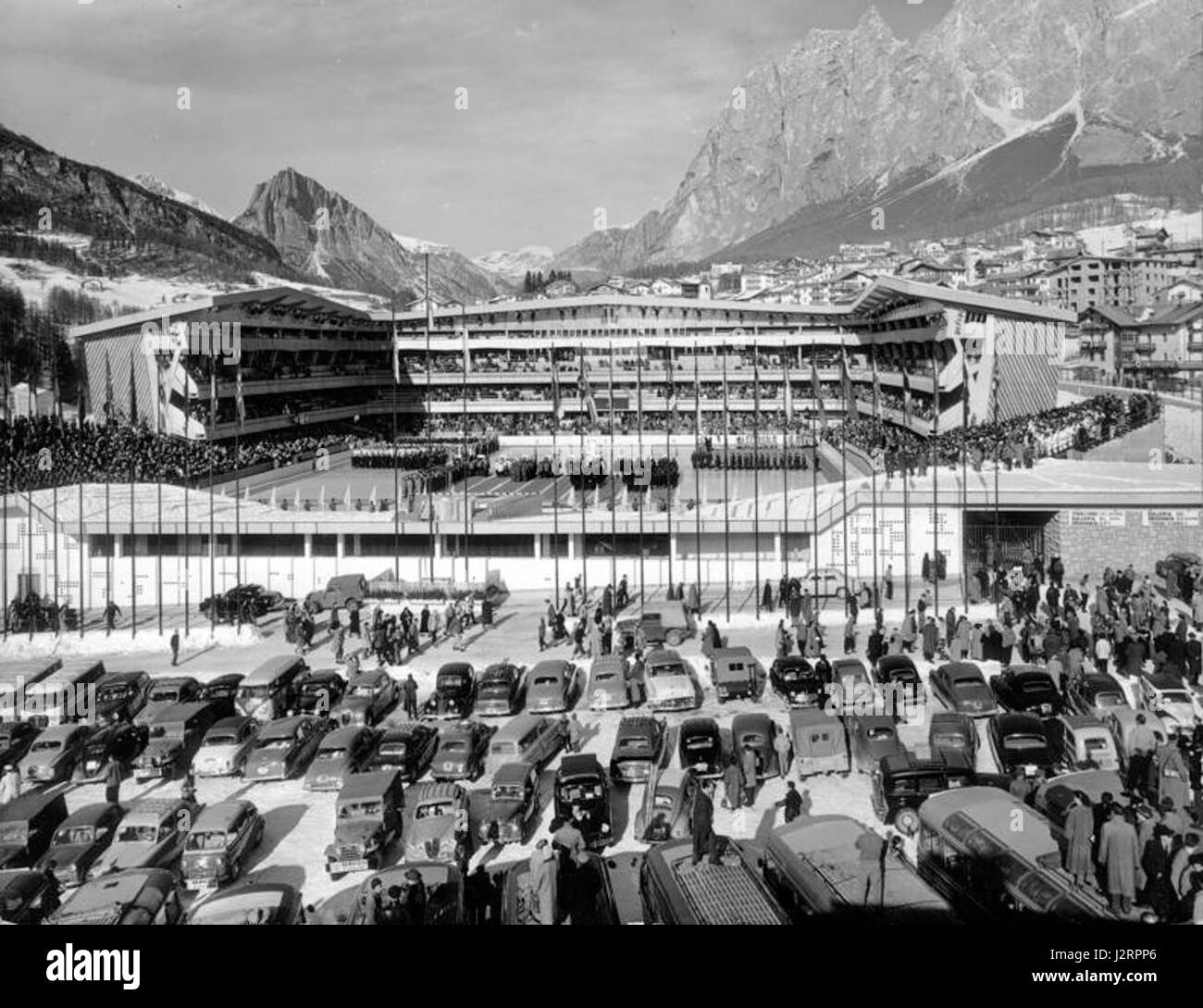 This refers to the opening ceremony of the 1956 WOG (World Olympic ...