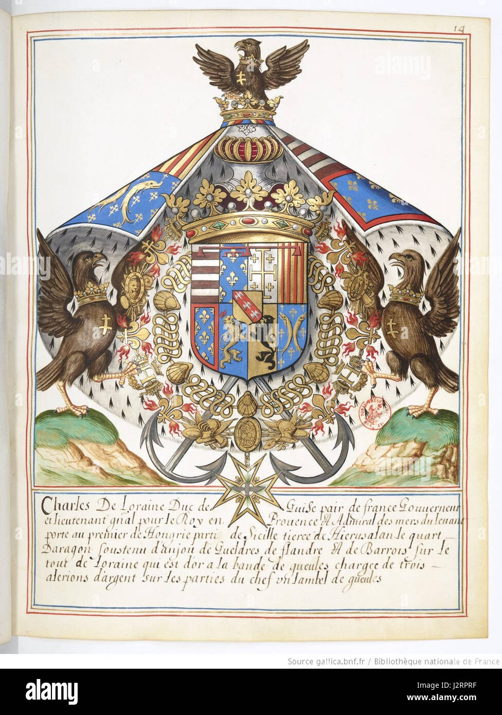 This portrait depicts the 14th Duke of Guise, a French nobleman from ...