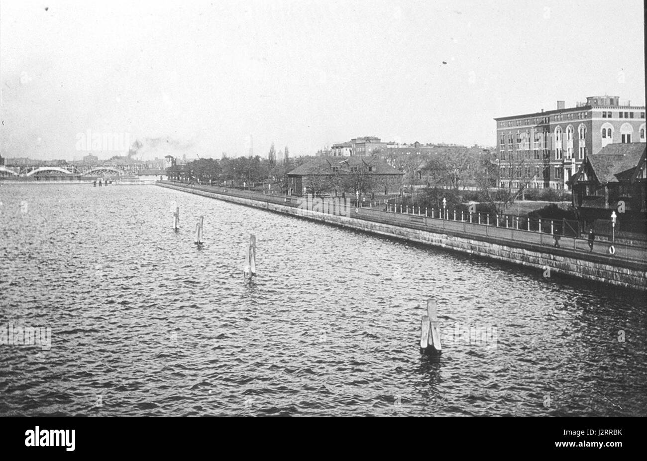 The Charles River in Boston, a significant waterway, was central to the ...