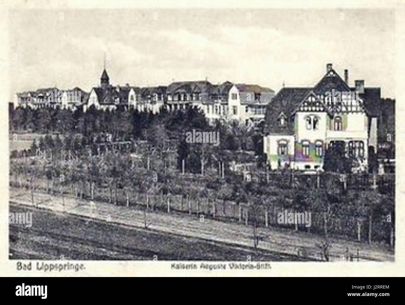 Photograph or illustration of the Auguste-Viktoria-Stift, a historical ...