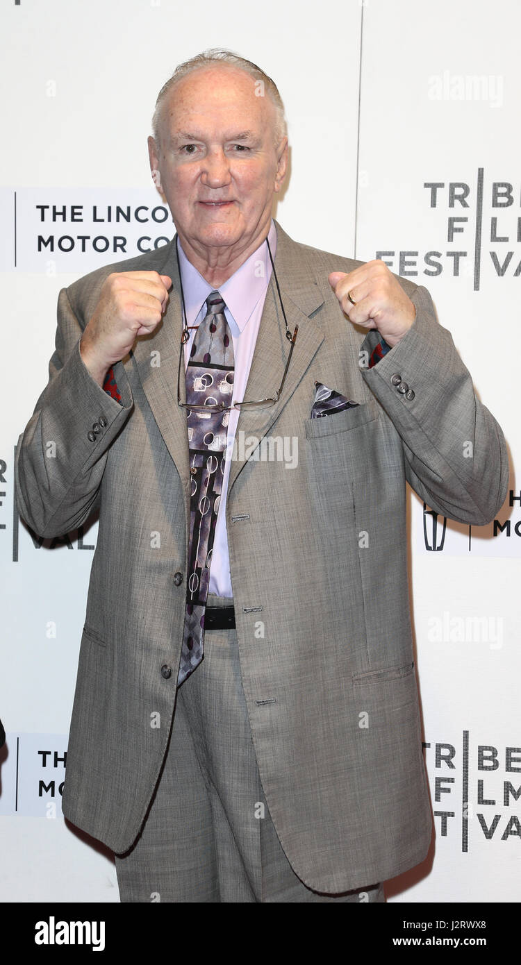 New York, USA. 28th April 2017: Former boxer Chuck Wepner attends the ...