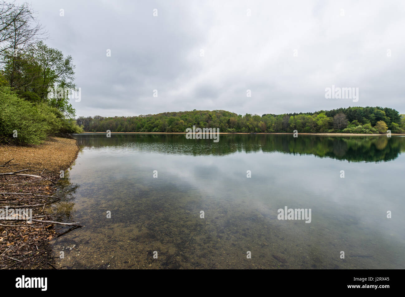 Lake Marburg in Codorus State park in Hanover, Pennsylvania Stock Photo ...