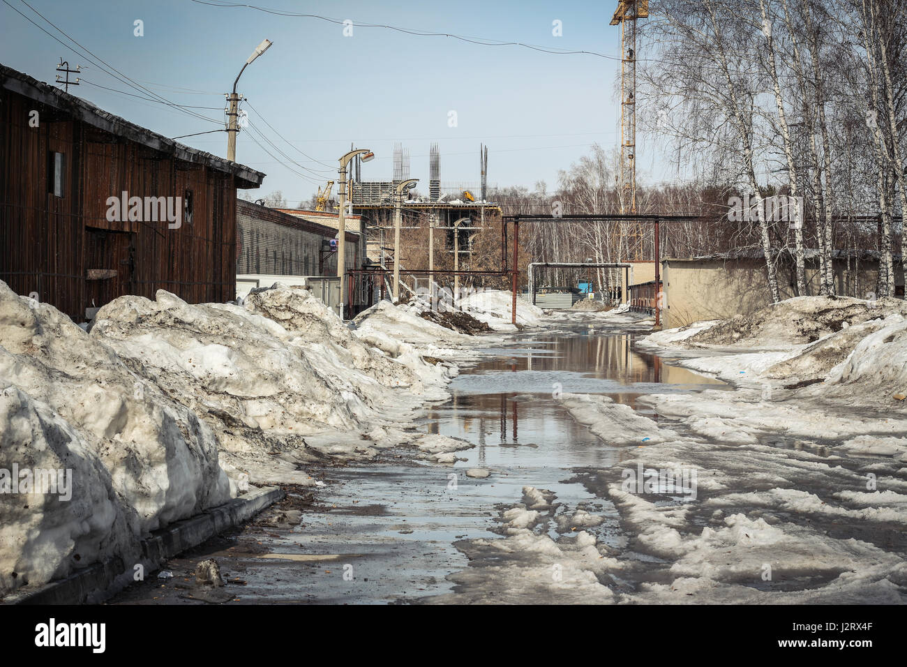Snow melting chemistry hi-res stock photography and images - Alamy