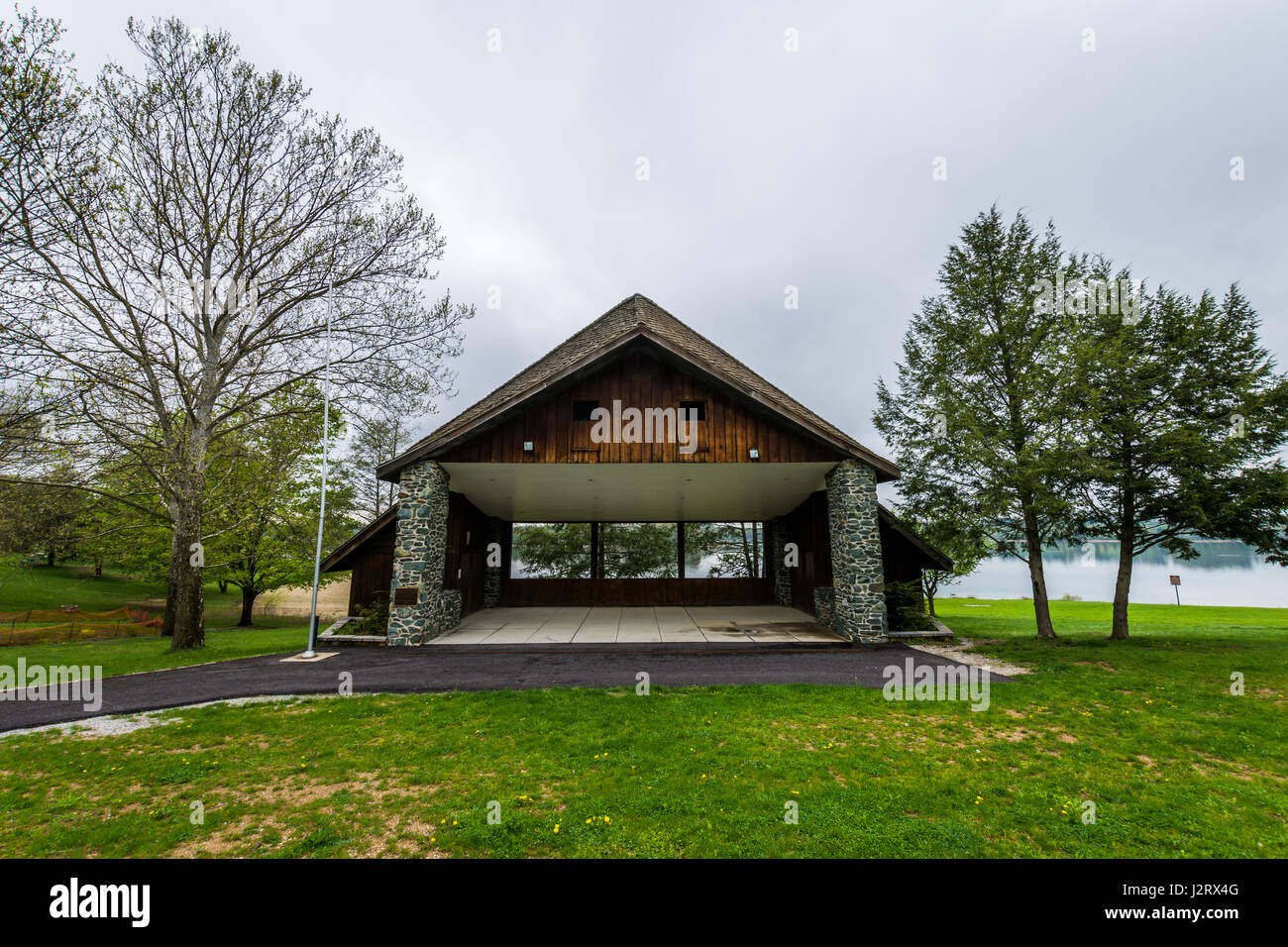 Lake Marburg in Codorus State park in Hanover, Pennsylvania Stock Photo ...
