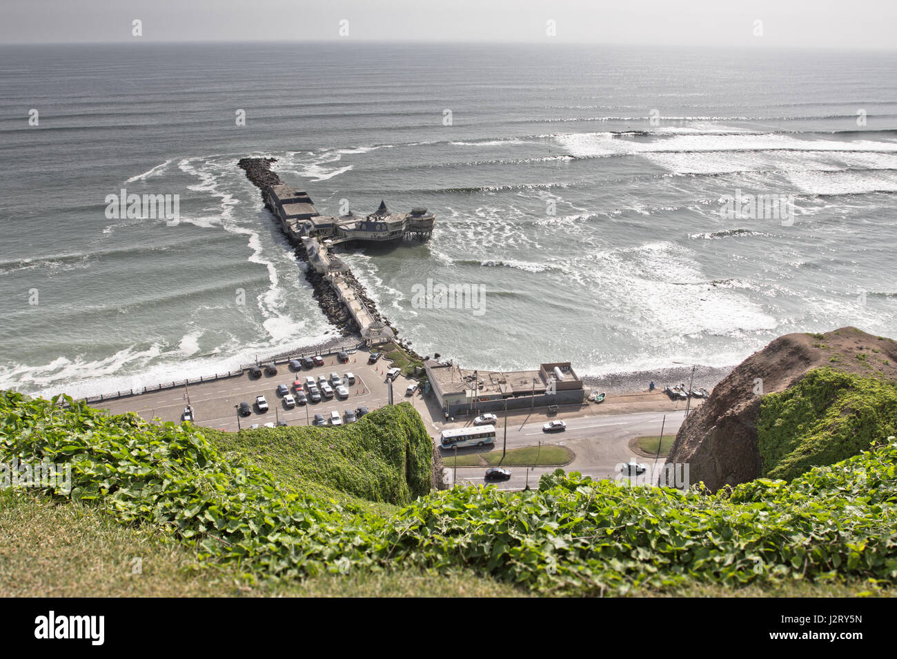 Lima Peru Coast Riff Cliff Ocean Landscape Stock Photo - Alamy