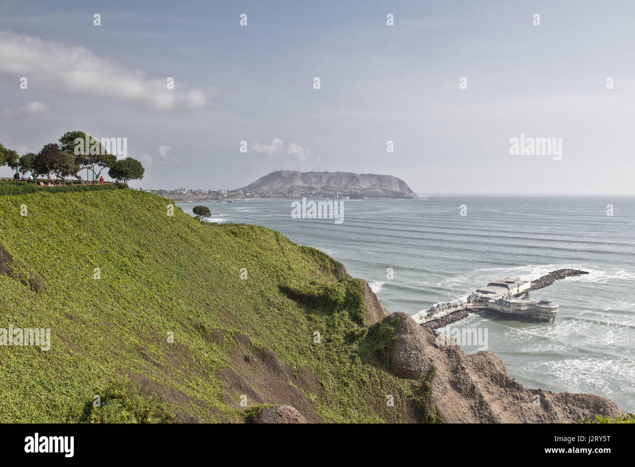 Lima Peru Coast Riff Cliff Ocean Landscape Stock Photo - Alamy