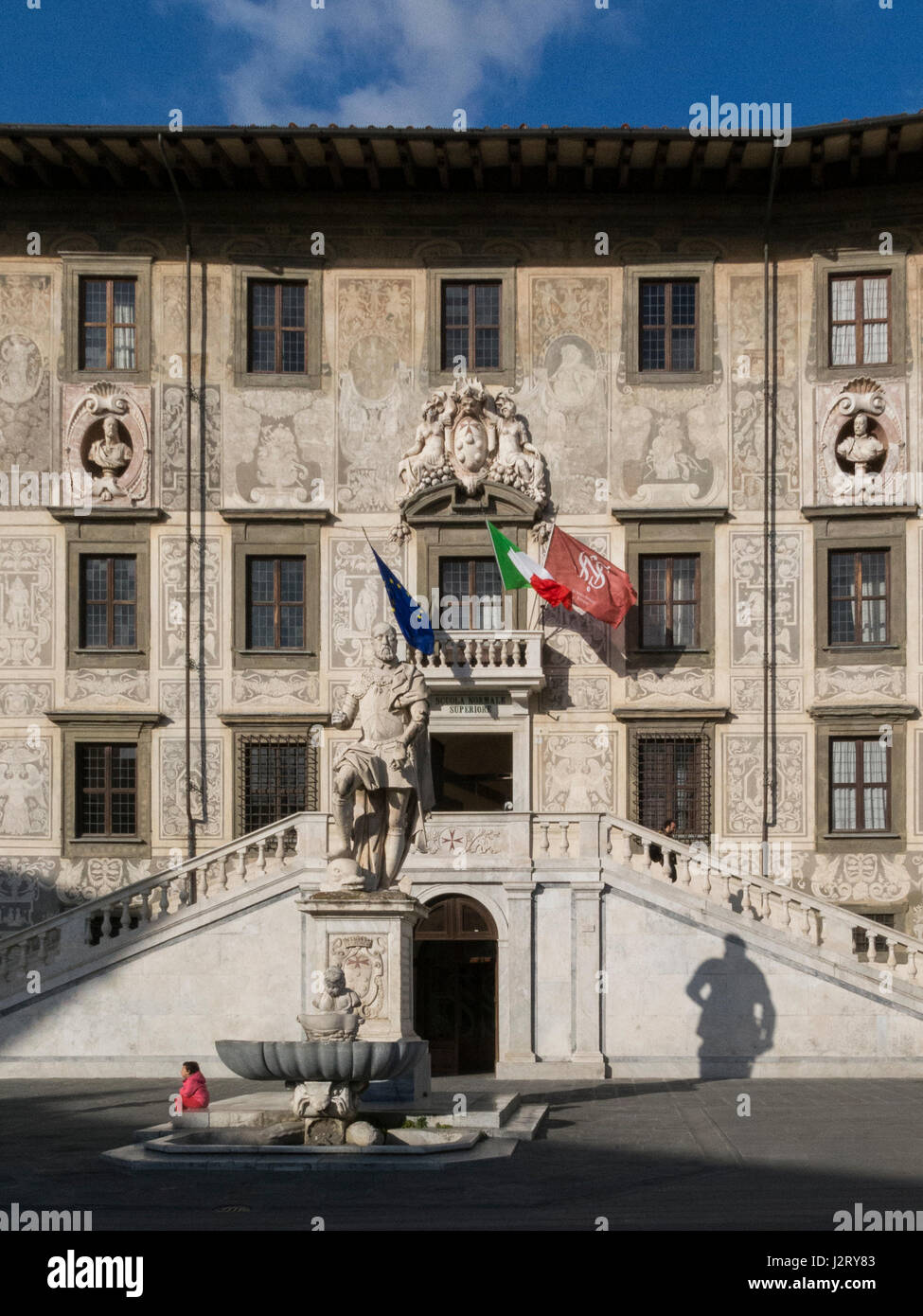 The Knights Square (Piazza dei Cavalieri) with the Caravan Palace and ...
