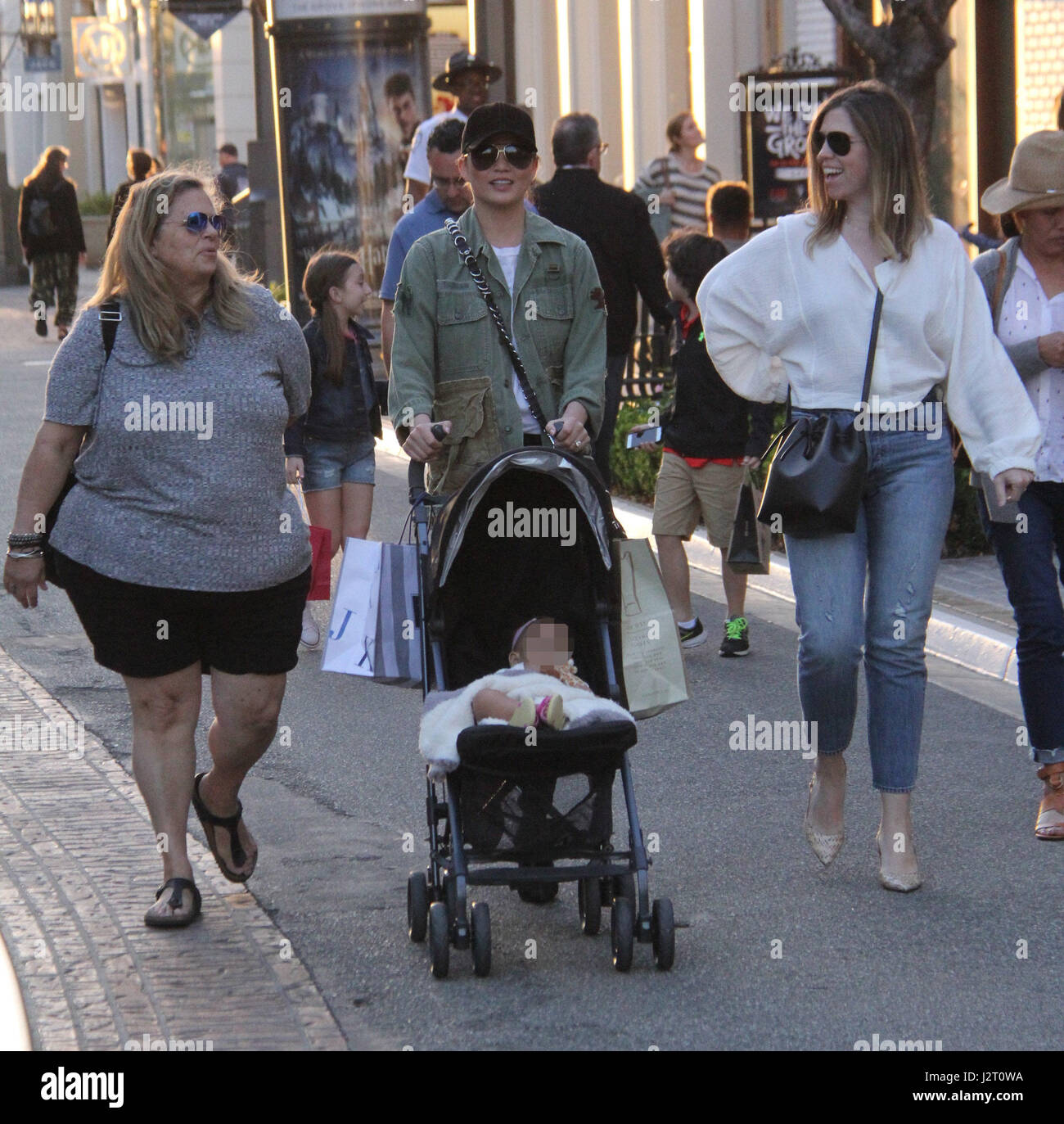 Chrissy Teigen out and about with her daughter Featuring: Chrissy ...
