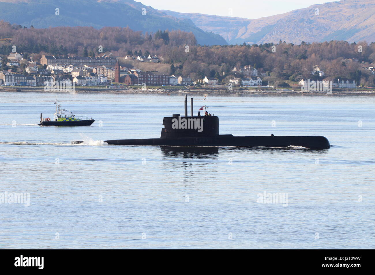 KNM Utstein (S302), an Ula-class submarine operated by the Royal ...