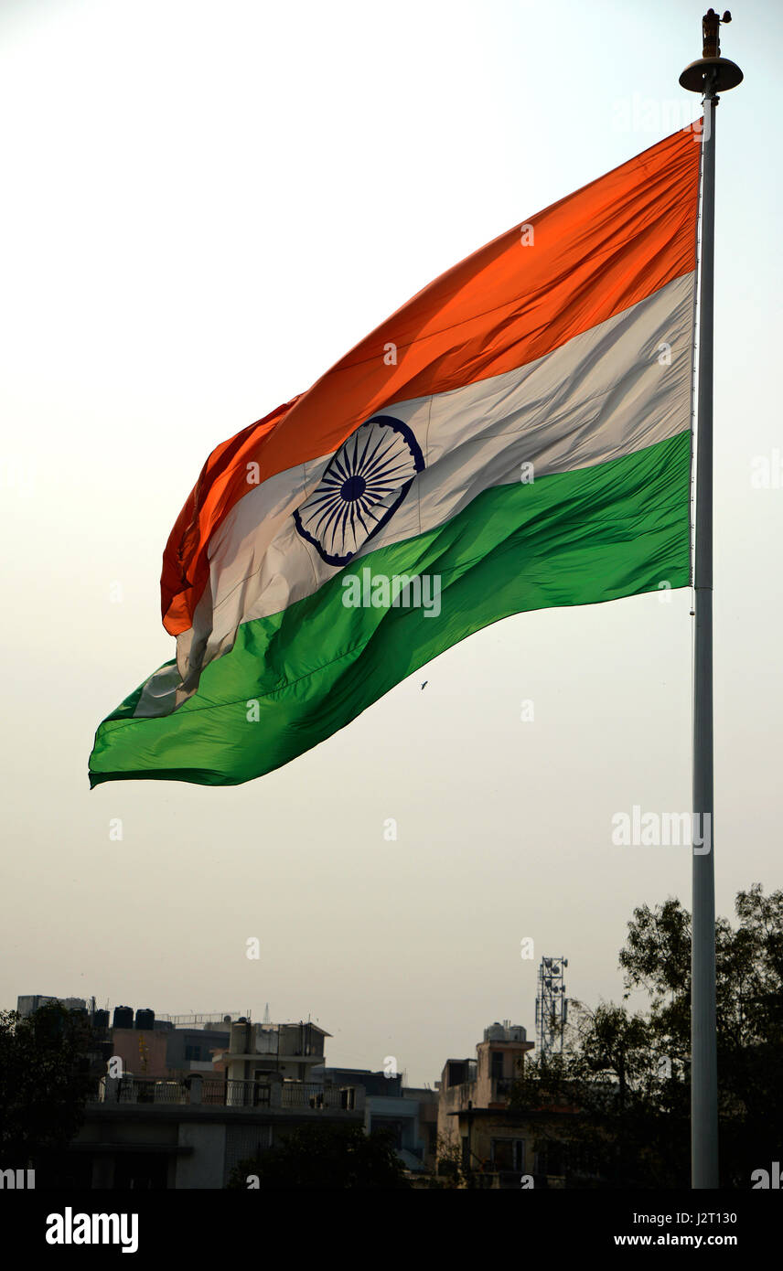 Waving indian flag design hi-res stock photography and images - Alamy