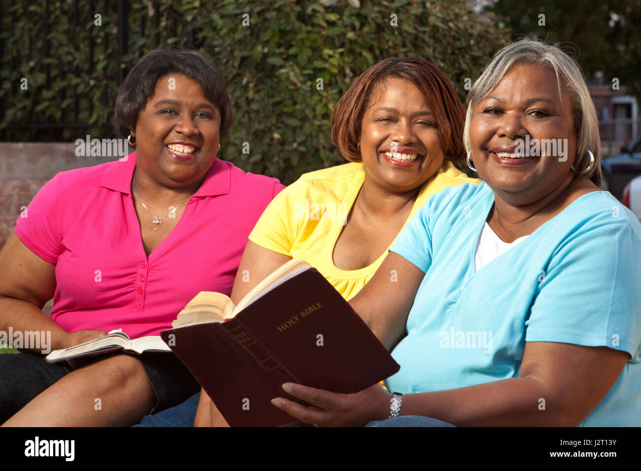 Mature group of women talking and reading Stock Photo - Alamy