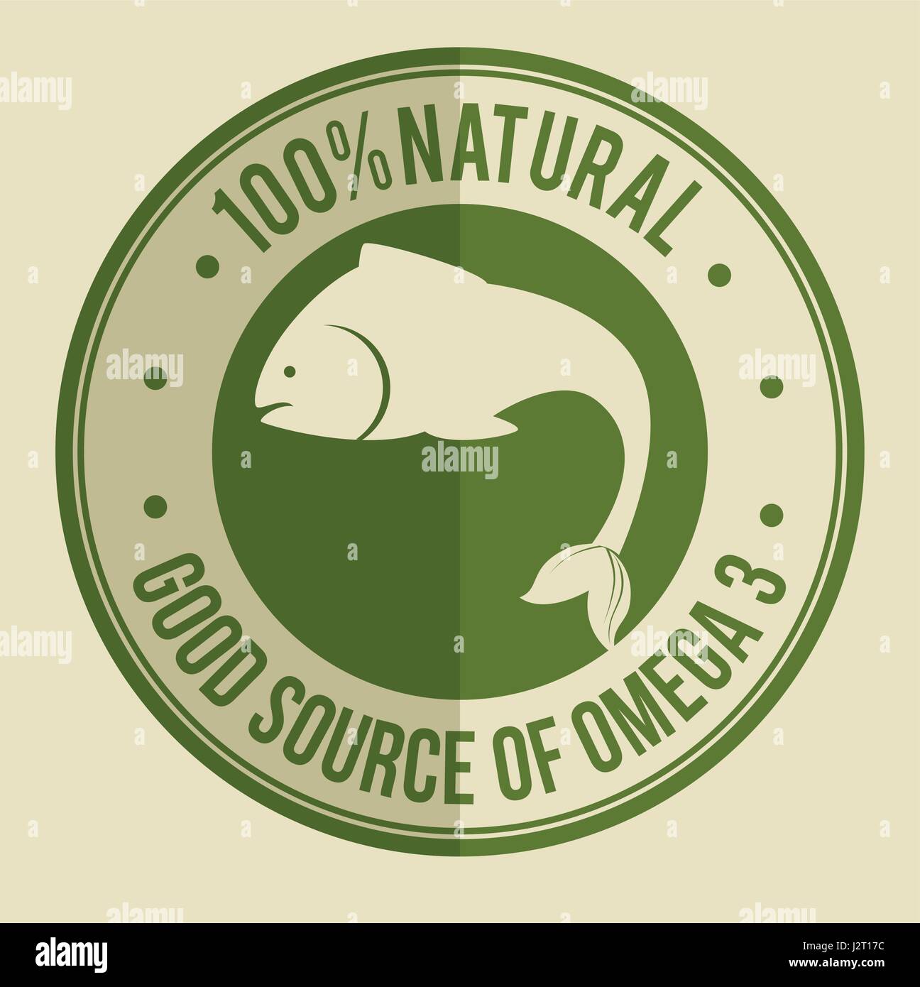Omega 3 badge Stock Vector Images - Alamy