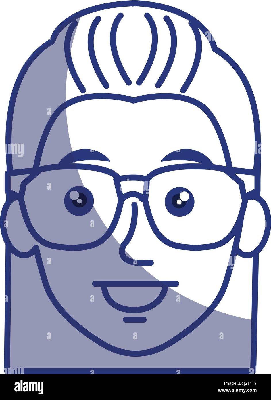 young woman with glasses avatar character Stock Vector Image & Art - Alamy