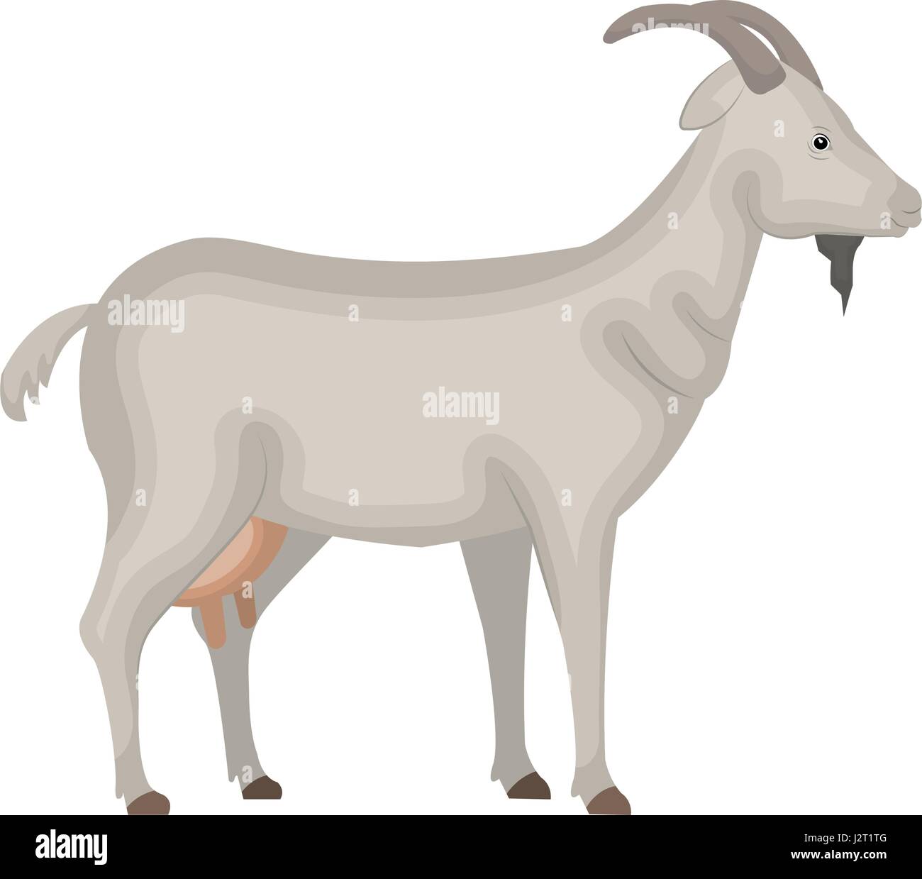 Goat profile Stock Vector Images - Alamy