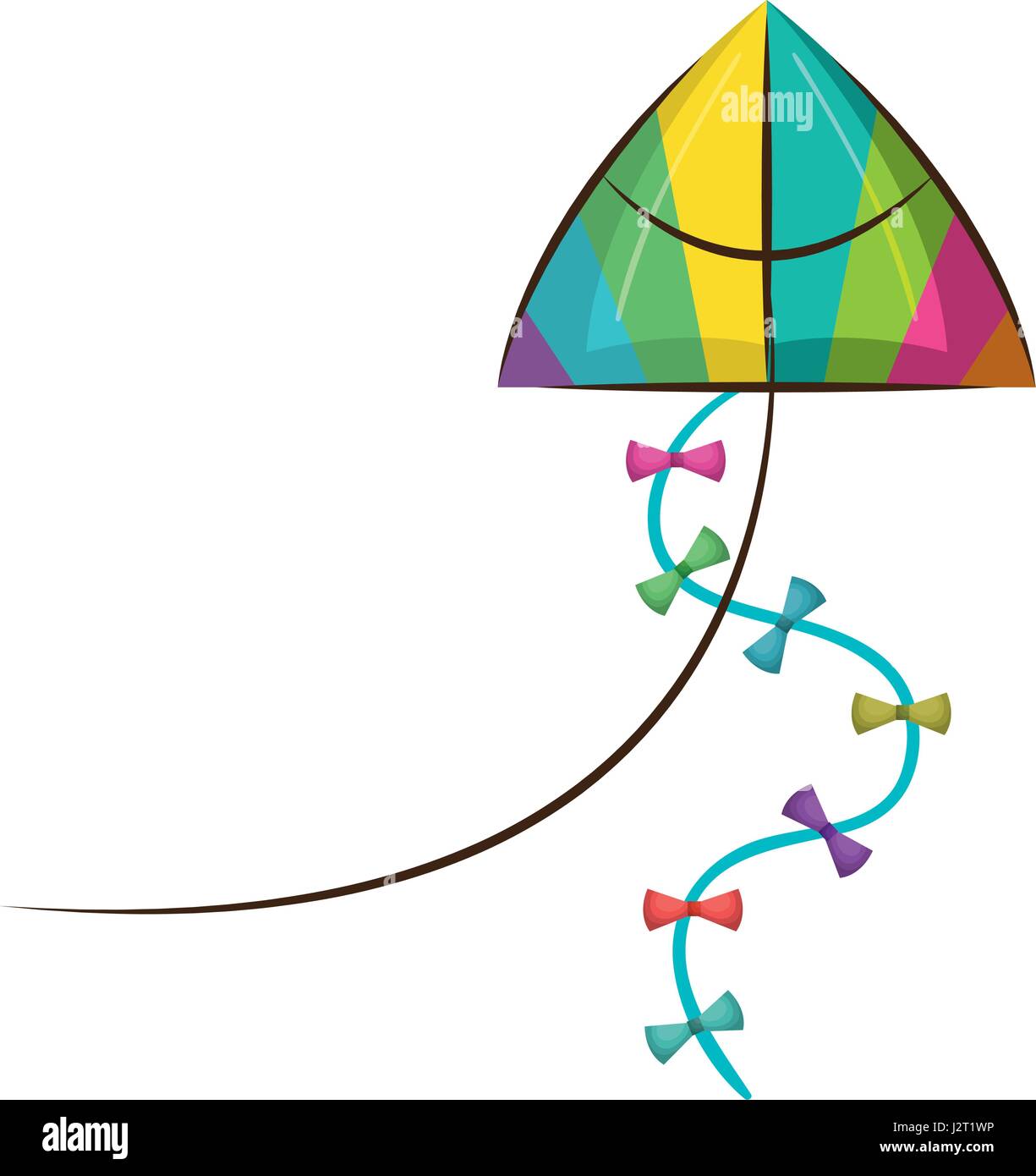 kite flying isolated icon Stock Vector Image & Art - Alamy