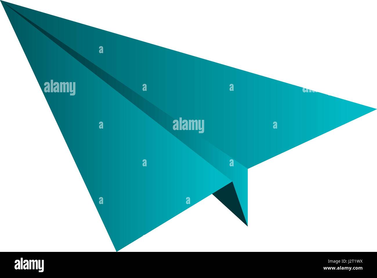 paper airplane isolated icon Stock Vector Image & Art - Alamy