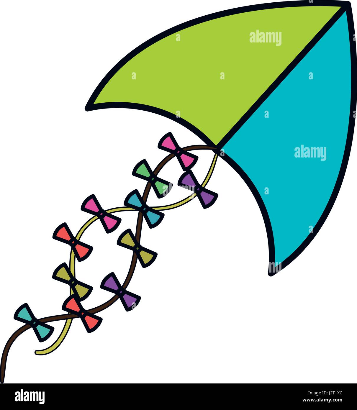 kite flying isolated icon Stock Vector Image & Art - Alamy