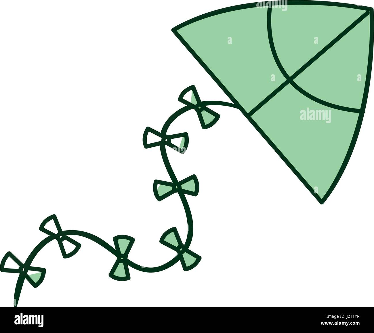 kite flying isolated icon Stock Vector Image & Art - Alamy