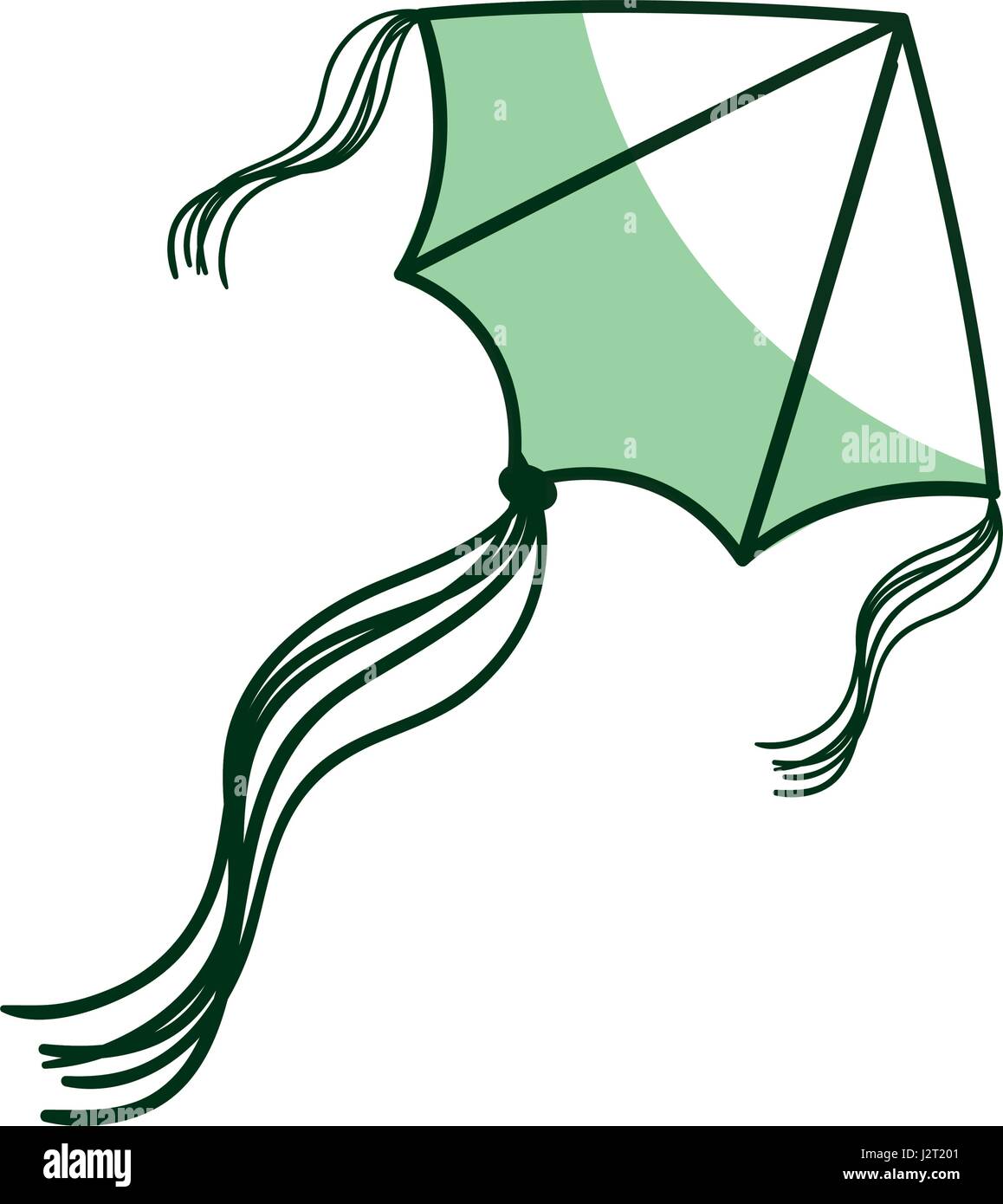 kite flying isolated icon Stock Vector Image & Art - Alamy