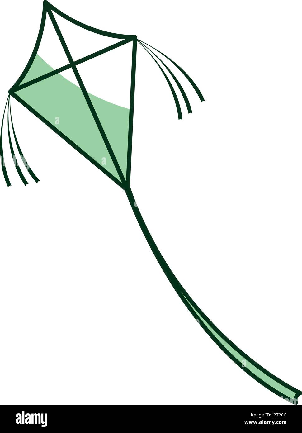 kite flying isolated icon Stock Vector Image & Art - Alamy