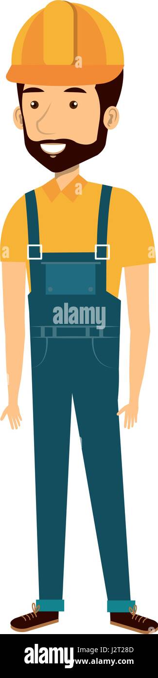 construction workman avatar character Stock Vector Image & Art - Alamy