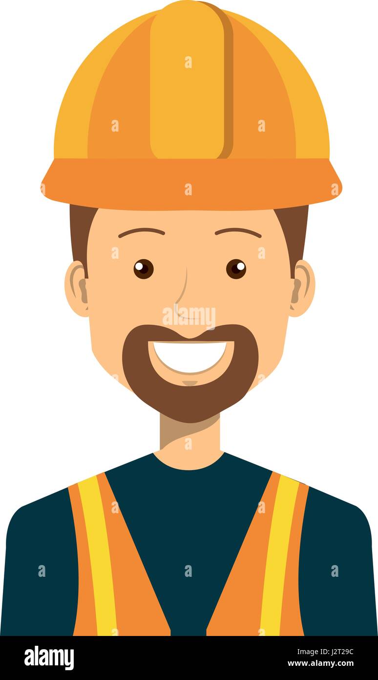 construction workman avatar character Stock Vector Image & Art - Alamy