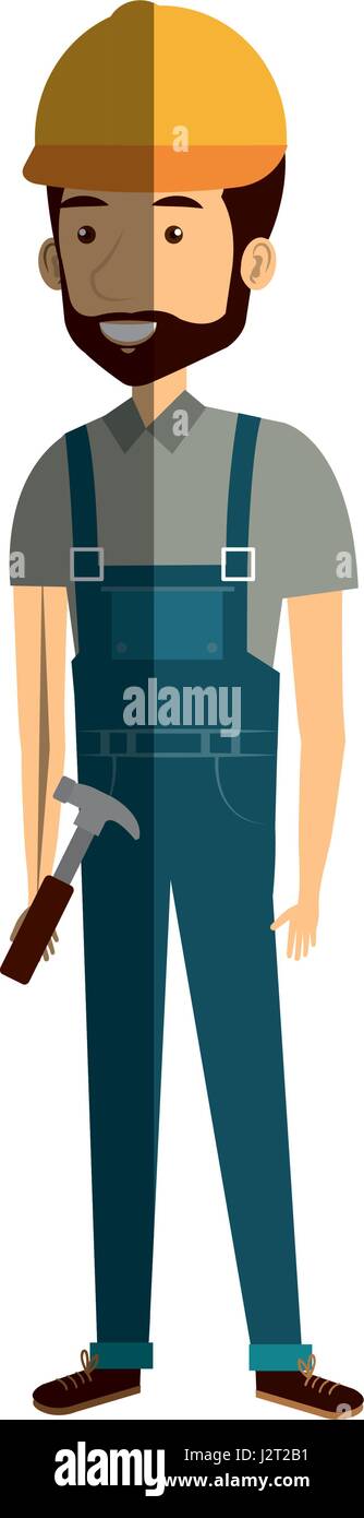 construction workman avatar character Stock Vector Image & Art - Alamy