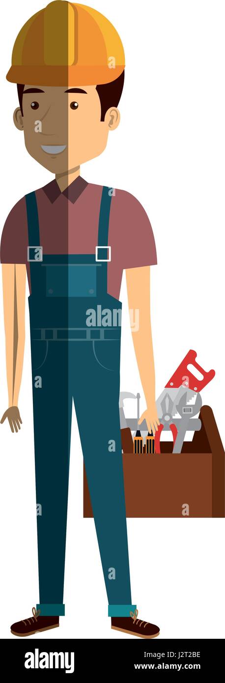 construction workman avatar character Stock Vector Image & Art - Alamy
