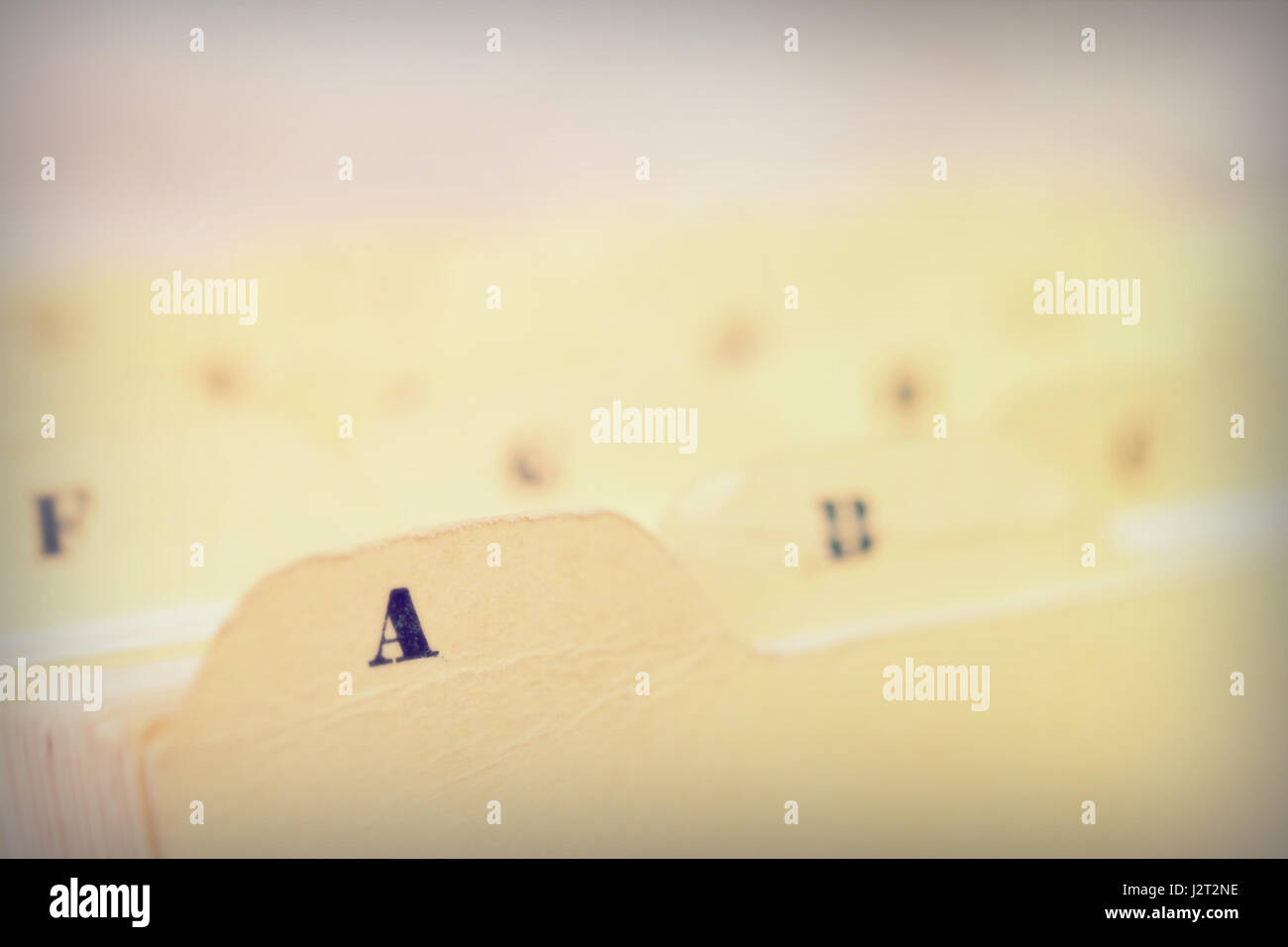 Index divider hi-res stock photography and images - Alamy