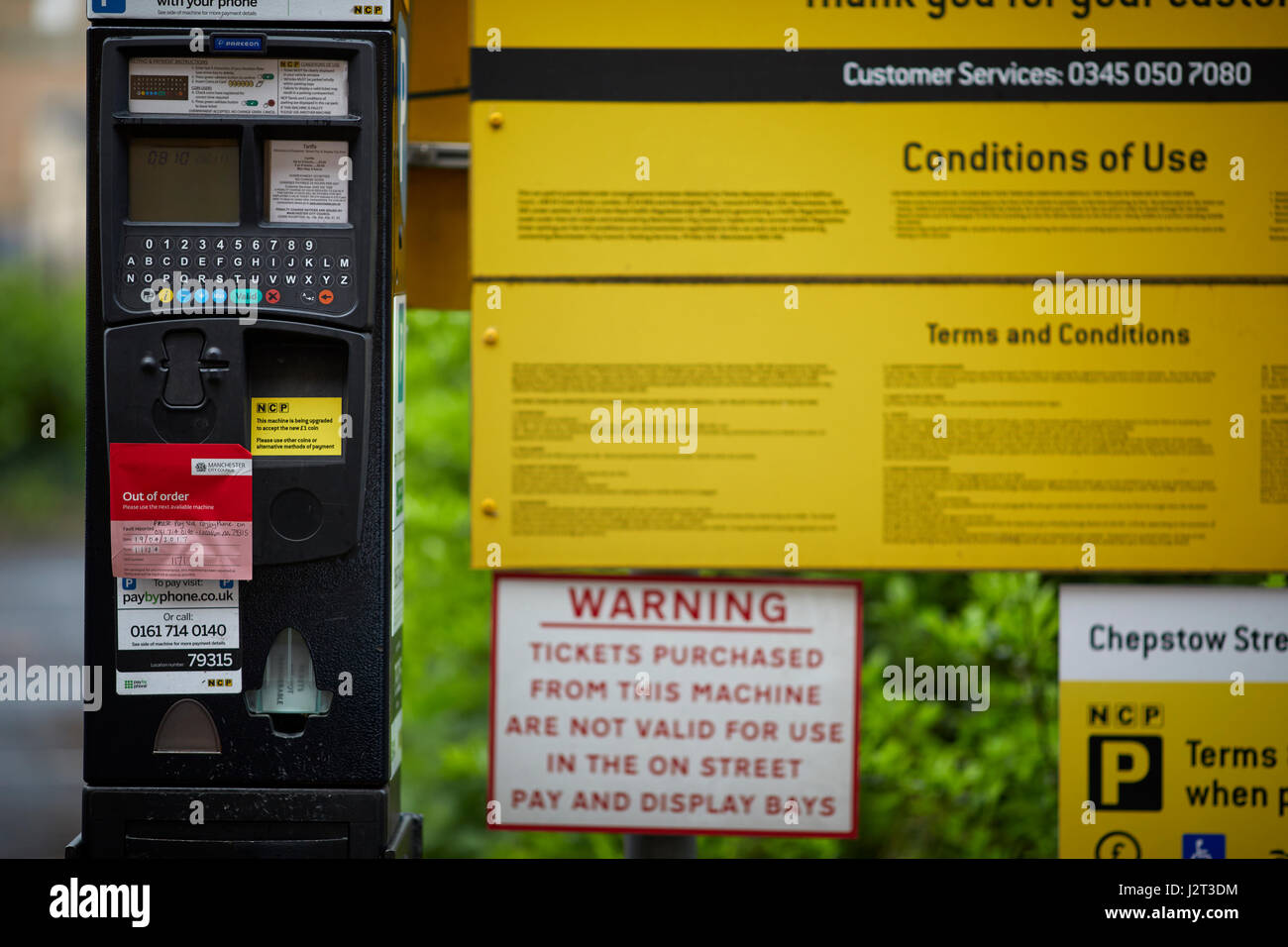 Ncp parking machine hi-res stock photography and images - Alamy