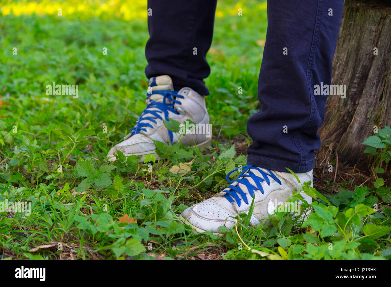 Boy feet car hi-res stock photography and images - Alamy