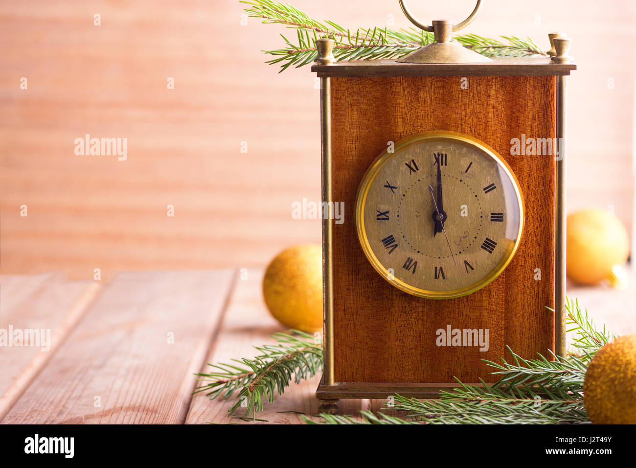 Nearly Twelve O'clock Midnight, New Year Concept Stock Photo - Alamy
