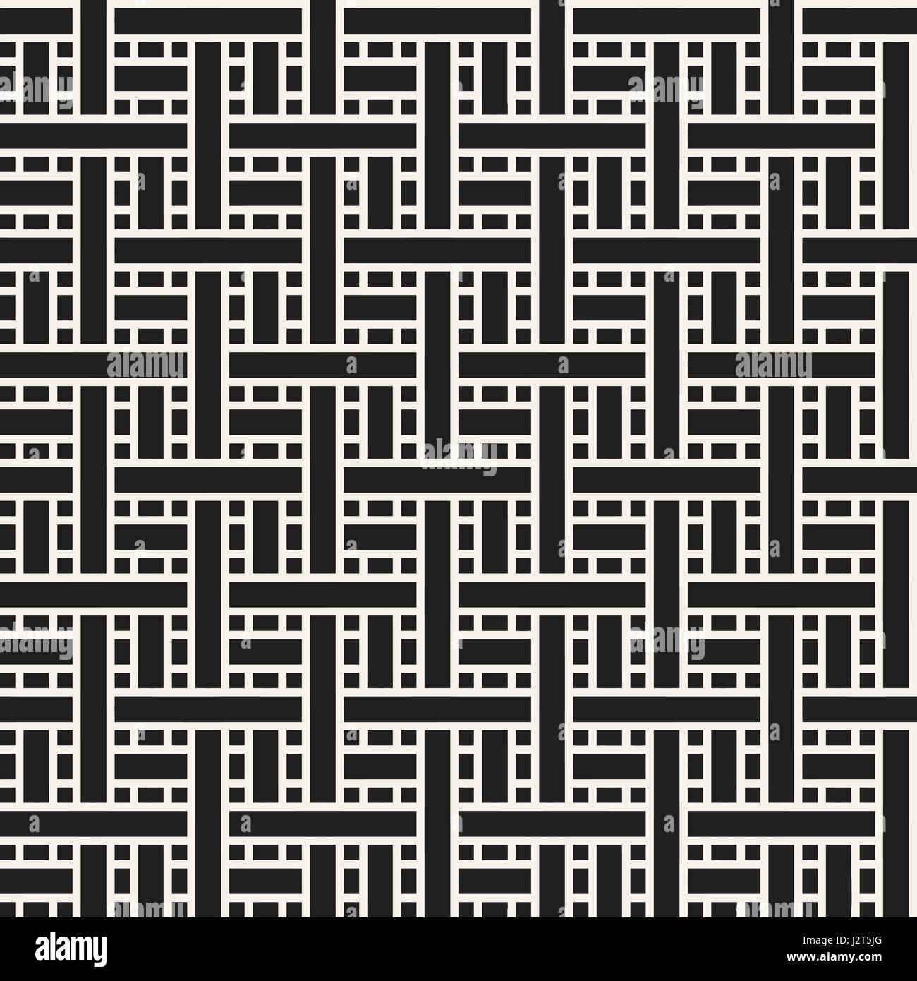 Seamless woven stripes lattice pattern. Modern stylish texture ...