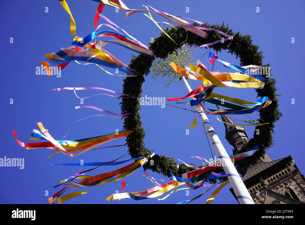 Maypole, Osnabrueck Germany Stock Photo - Alamy