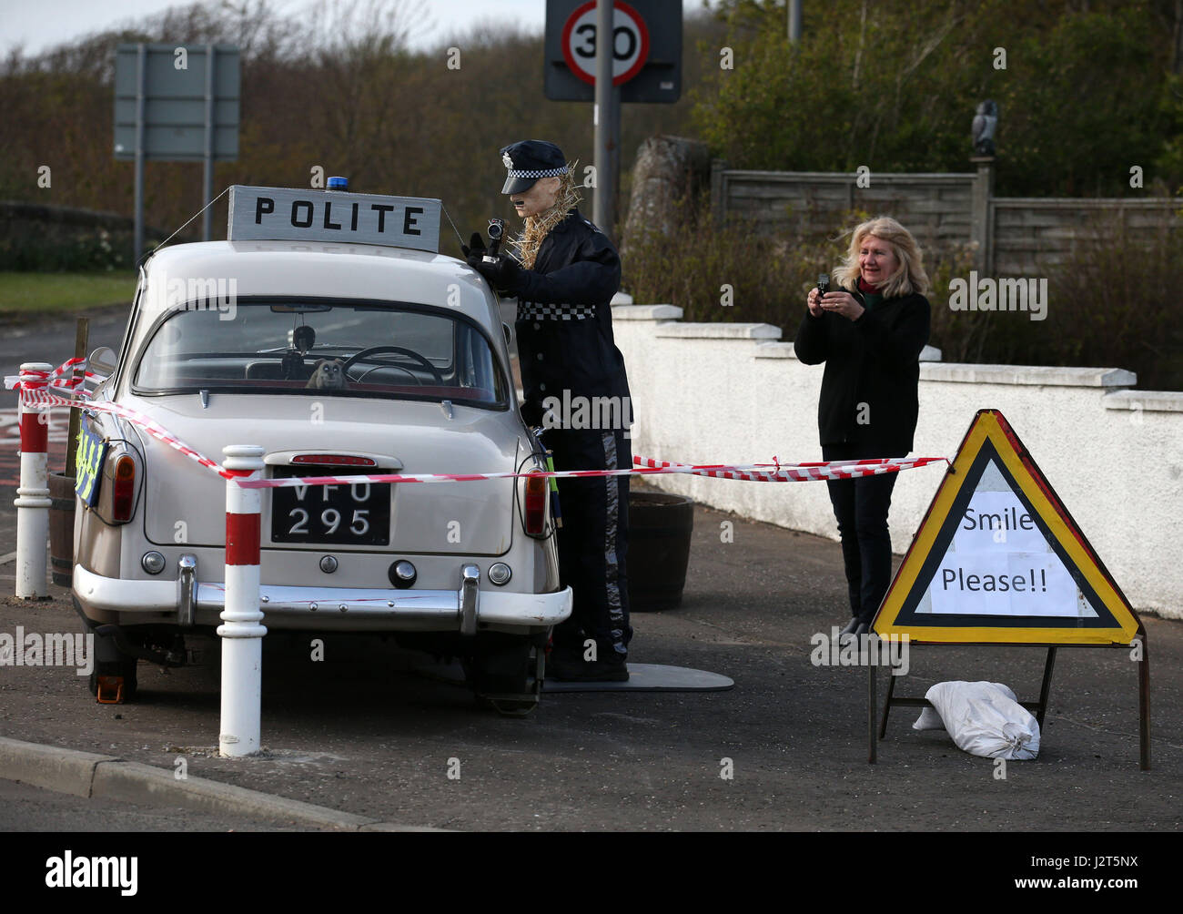 Police scarecrow hi-res stock photography and images - Alamy