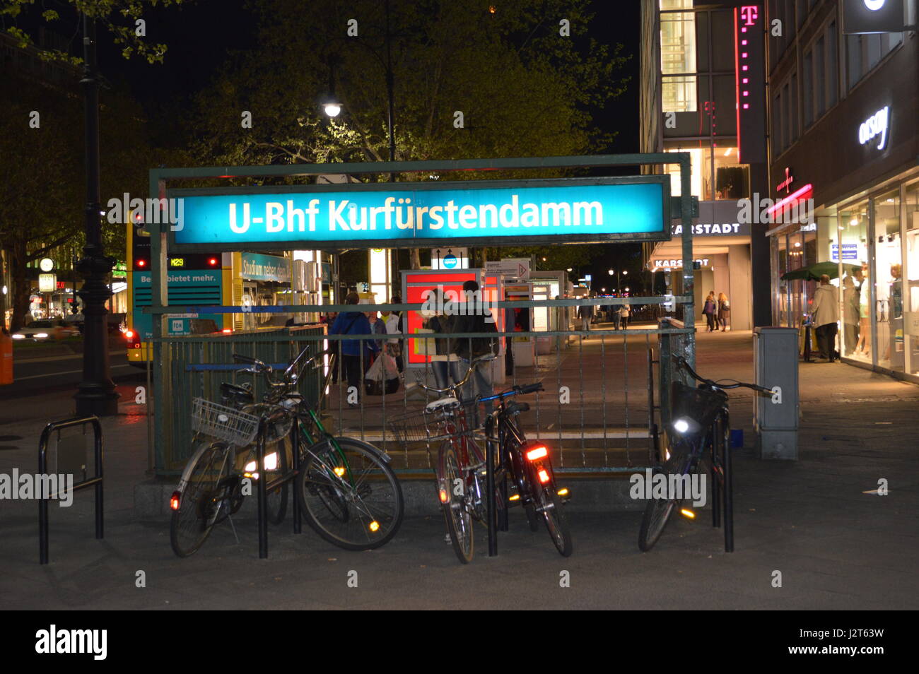 Signs and stations in Berlin Stock Photo - Alamy