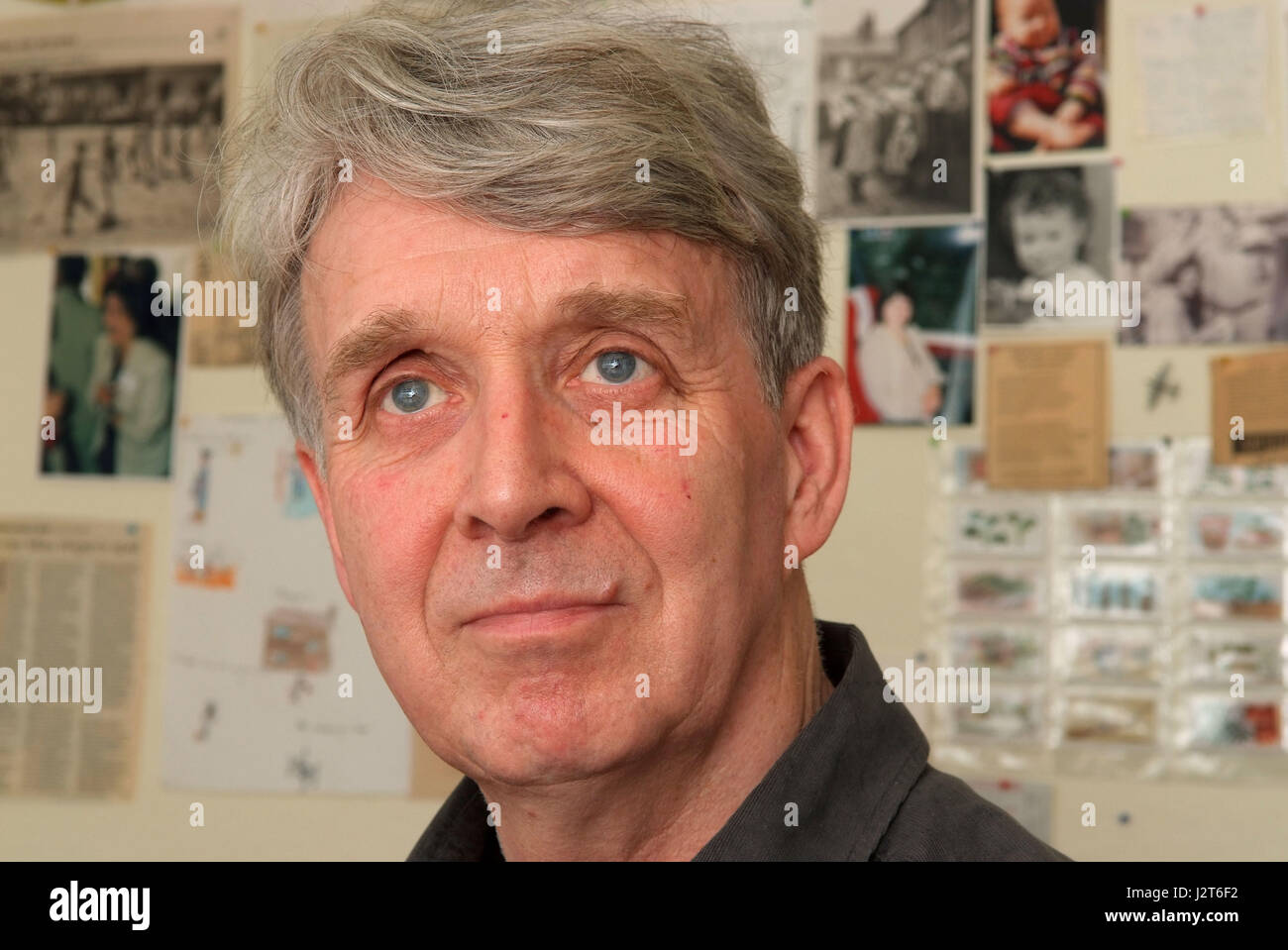 Allan Ahlberg children's author at his home in Bath Stock Photo - Alamy